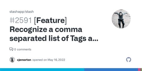 Feature Recognize A Comma Separated List Of Tags As Individual Tags
