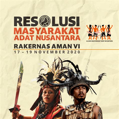 Aliansi Masyarakat Adat Nusantara AMAN RESOLUSI MASYARAKAT ADAT