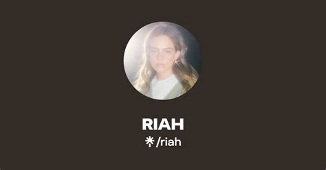 Riah Twitter Instagram Facebook Linktree