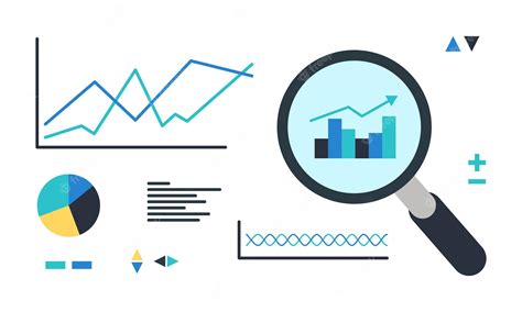 premium vector data analysis database visualization working sorting information using digital