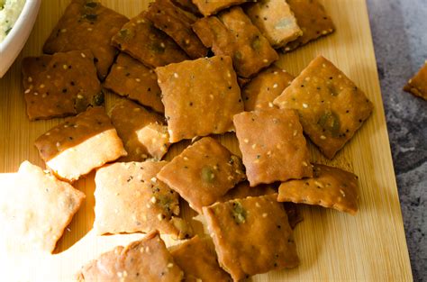 Crackers Senza Glutine Con Farina Di Ceci E Di Riso Fatti In Casa