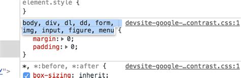 Selecting Style Data From DevTools In Chrome Stack Overflow