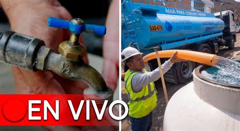 Corte de agua Sedapal hoy miércoles 4 de octubre del 2023 estos son