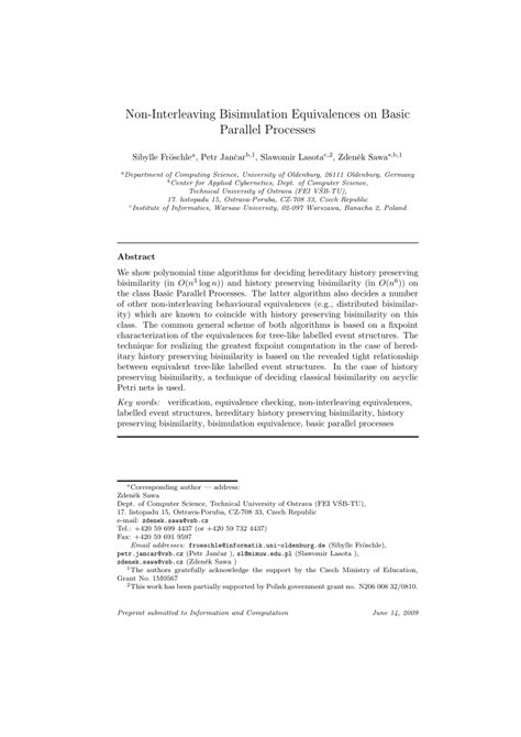 pdf non interleaving bisimulation equivalences on basic parallel processes