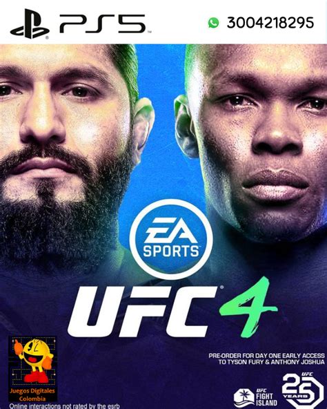 UFC 4 Ps5 Juego De Peleas De MMA EA SPORTS En Descuento
