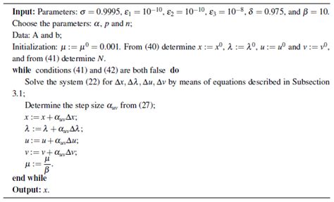 scielo brasil fractional order log barrier interior point algorithm for polynomial