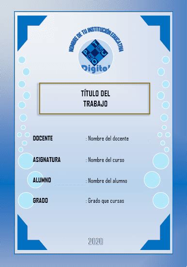 Plantillas Para Hojas De Presentacion En Word Image To U