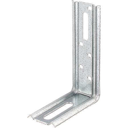 Alberts 866259 Équerre réglable angle de 90 emboutie avec trou