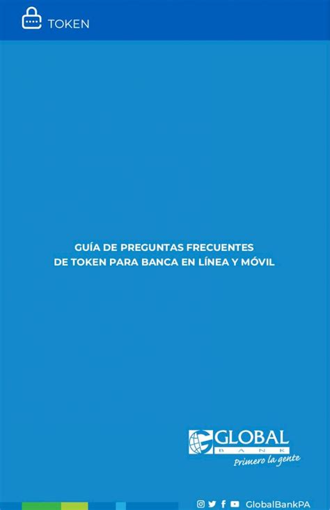 PDF TOKEN Global Bank tu banco de confianza 3 Cuáles son los