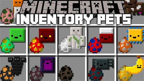 Minecraft Extreme Inventory Pets Mobs Mod Use Tiny Mob Items To Fight
