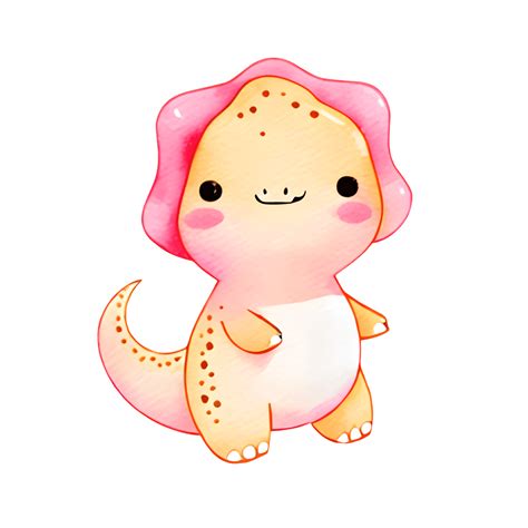 Lindo Patr N De Dinosaurio Kawaii Chibi Creative Fabrica