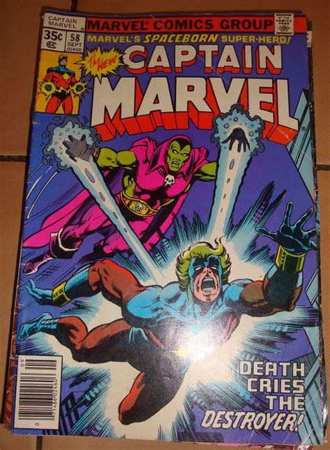 Captain Marvel Pat Broderick Art Drax The Destroyer Origin