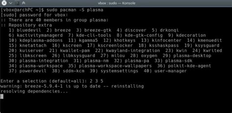 Plasma 5 On Arch Linux Install And Configure Average Linux User