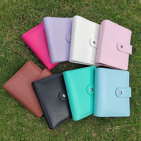 Wholesale Custom Planner Binder Notebook A5 A6 Ring Binder Budget PU