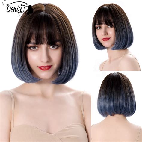 Peruka Damska Peruki Syntetyczne Peruki Damskie Peruka Blond Bob Prosto