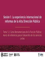 Carta Iberoamericana de la Función Pública Marco de Referencia