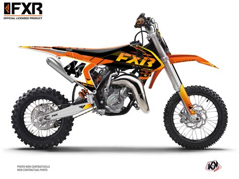 Ktm Sx 65 Dirt Bike Fxr Revo Graphic Kit Orange Kutvek Kit Graphik
