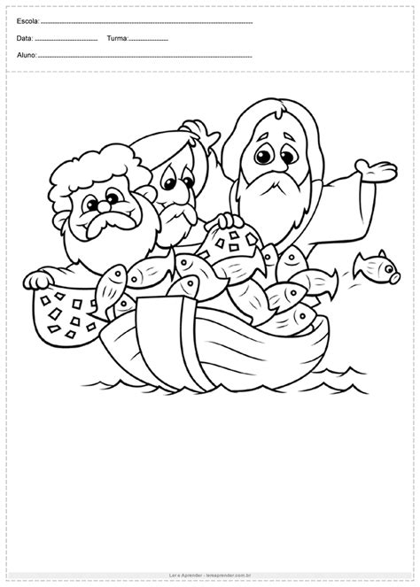 Desenhos B Blicos Para Colorir Jesus No Barco Ler E Aprender