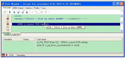 pl sql developer中如何调试存储过程以及调试包中创建的存储过程 csdn博客