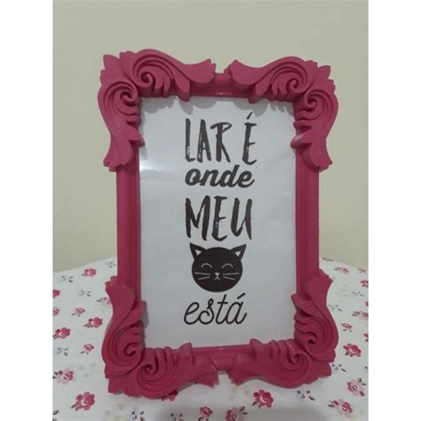 Porta Retrato Arabesco Pink Shopee Brasil