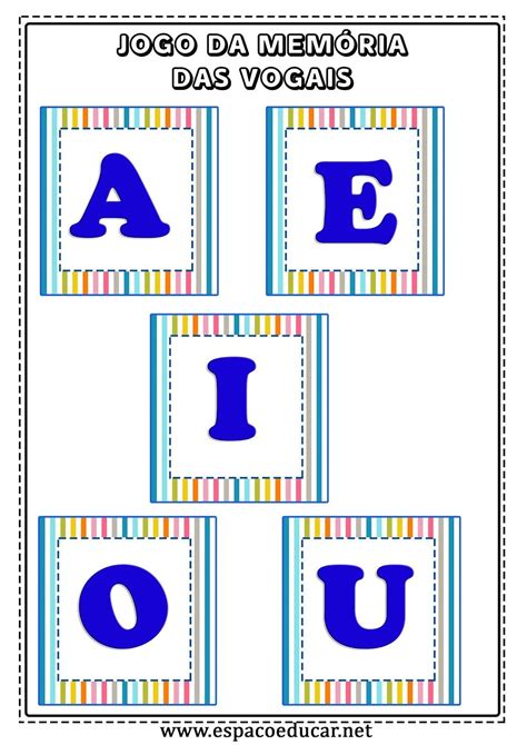 A Arte De Educar Atividades Vogais Alphabet Board School
