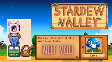Rigged Egg Festival Stardew Valley Gameplay Youtube