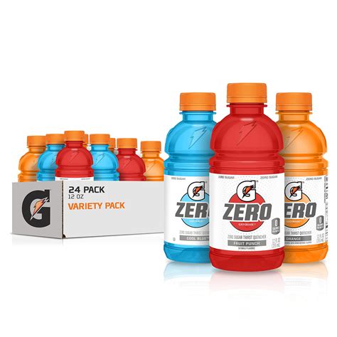 Buy Gatorade G Zero Thirst Quencher Fruit Punch Variety Pack Oz