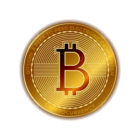 Cryptocurrency Bitcoins Vector PNG Images 3d Realistic Bitcoin