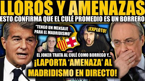 FLORENTINO PONE A MAMAR A LAPORTA EN DIRECTO Y AMENAZA AL MADRIDISMO