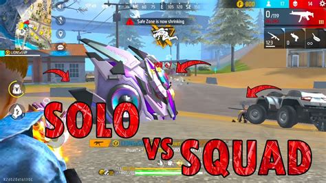 SOLO VS SQUAD Full Gameplay YouTube