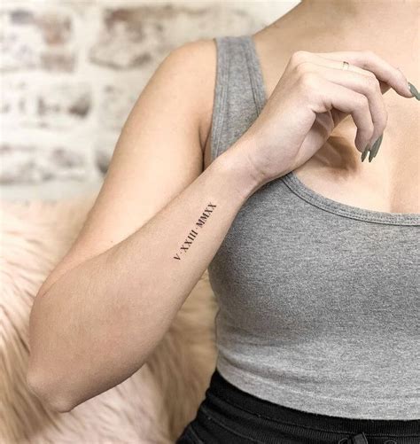20 Awesome Roman Numeral Tattoo Ideas For Women Mom S Got The Stuff