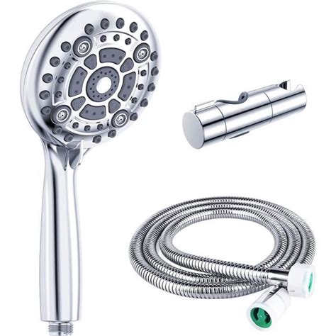Rainsworth Pommeau De Douche Avec Tuyau Et Support 6 Modes Douche Kit