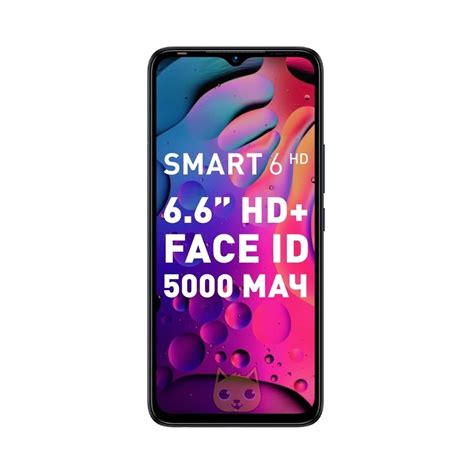 Infinix Smart 6 HD 2GB RAM 32GB ROM Liberado Dual Sim Negro Kemik