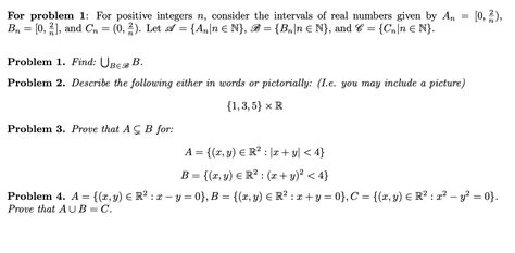 solved for problem 1 for positive integers n consider