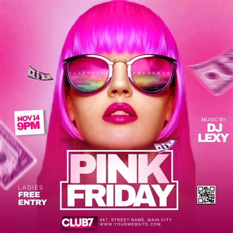 Girls Night Party Ad Template Postermywall