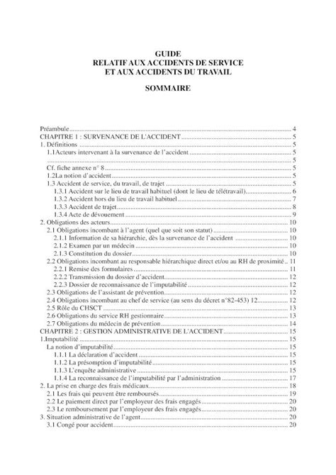 PDF guide ministériel accidents bat Accueil la prise en charge d