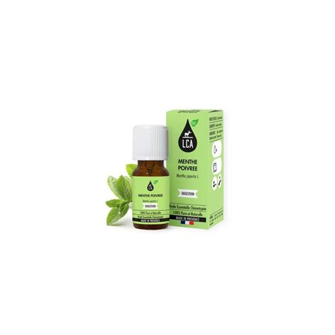 Lca huile essentielle menthe poivrée bio 10ml