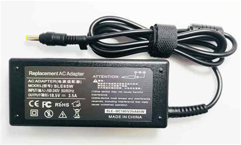 Cargador Para Laptop Hp V A W Nuevo Certificado Punta Amarilla
