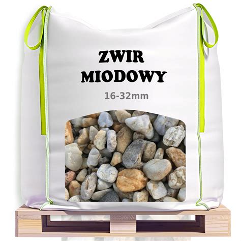 Żwir Ogrodowy Miodowy Otoczaki Kamienie Ogrodowe Ozdobne 500KG BIG