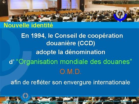 Prsentation De LOrganisation Mondiale Des Douanes Et De