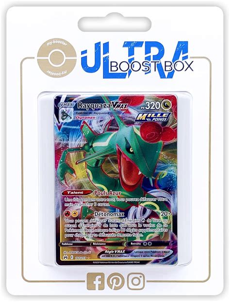 Rayquaza VMAX 101 159 Mille Poings Ultraboost X Epée et Bouclier 12 5