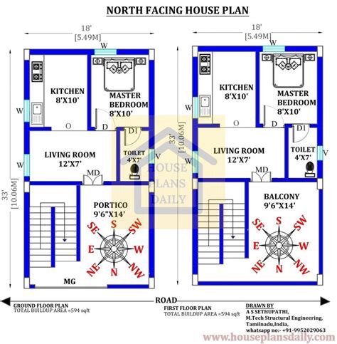 North Facing Home Design Ghar Ka Naksha Vastu Ke Anusar House