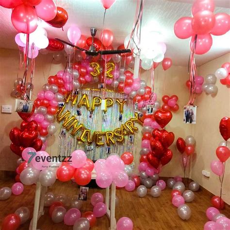 Happy Anniversary Decoration In Mumbai Balloon Decorations Birthday