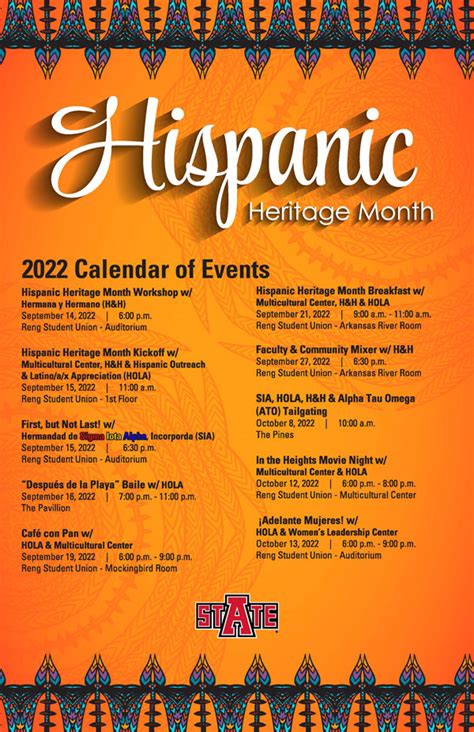 Hispanic Heritage Month Poster
