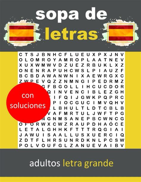 Buy Sopa De Letras Adultos Letra Grande 100 Juegos Para Adultos