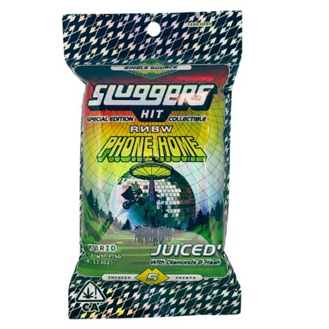 Dr Nugget Sluggers Hit Premium Juiced Pre Rolls RNBW Phone Home Ed
