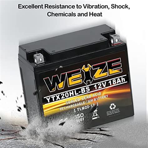 Weize Ytx Hl Bs Battery High Performance Maintenance Free Sealed