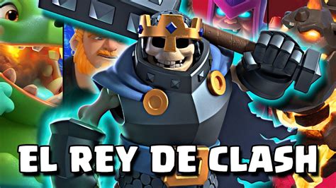 MEJORES MAZOS CON EL REY ESQUELETO CLASH ROYALE MAZOS CLASH ROYALE