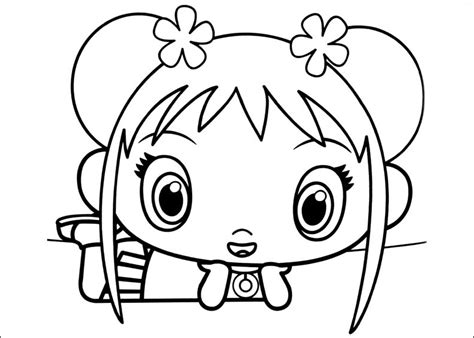 Printable Cute Kai Lan Coloring Page Free Printable Coloring Pages