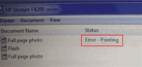 Fix Status Error Printing In Windows 10